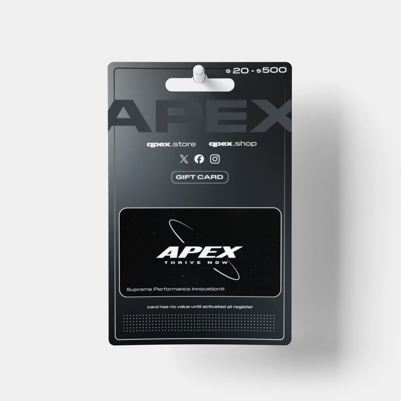 Digital Gift Card – Apex